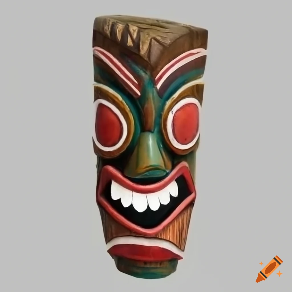 Tiki mask on Craiyon