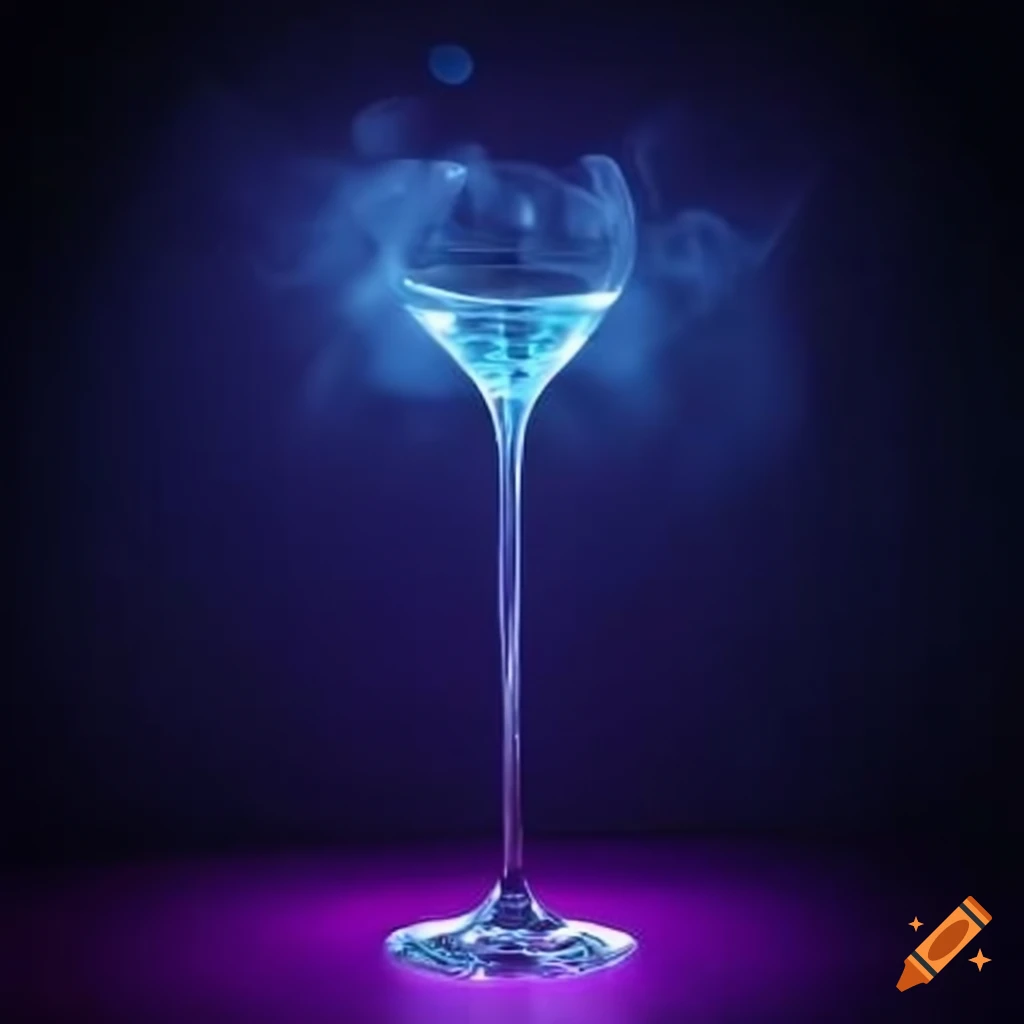 Bar atmosphere with wine glasses and bottles in dim lighting on Craiyon