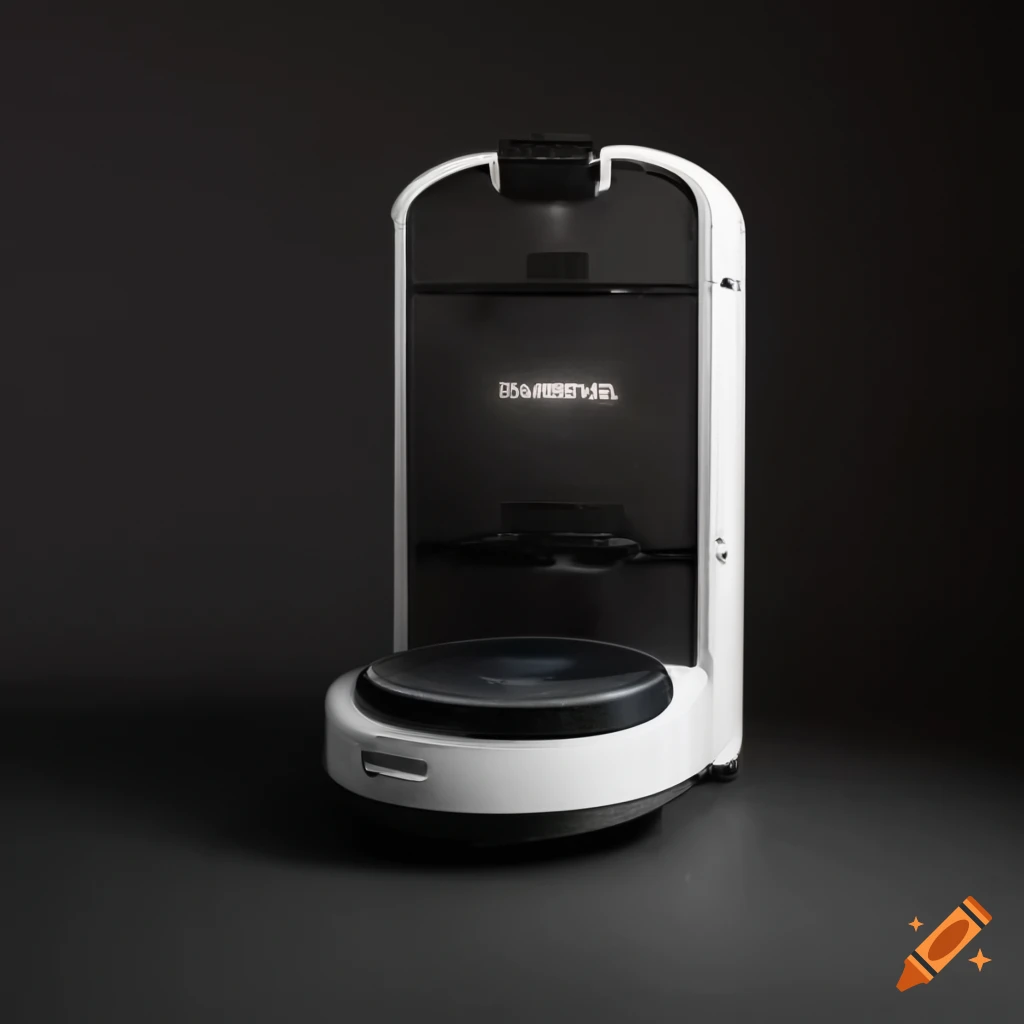 Robot vacuum self-cleaning station on Craiyon