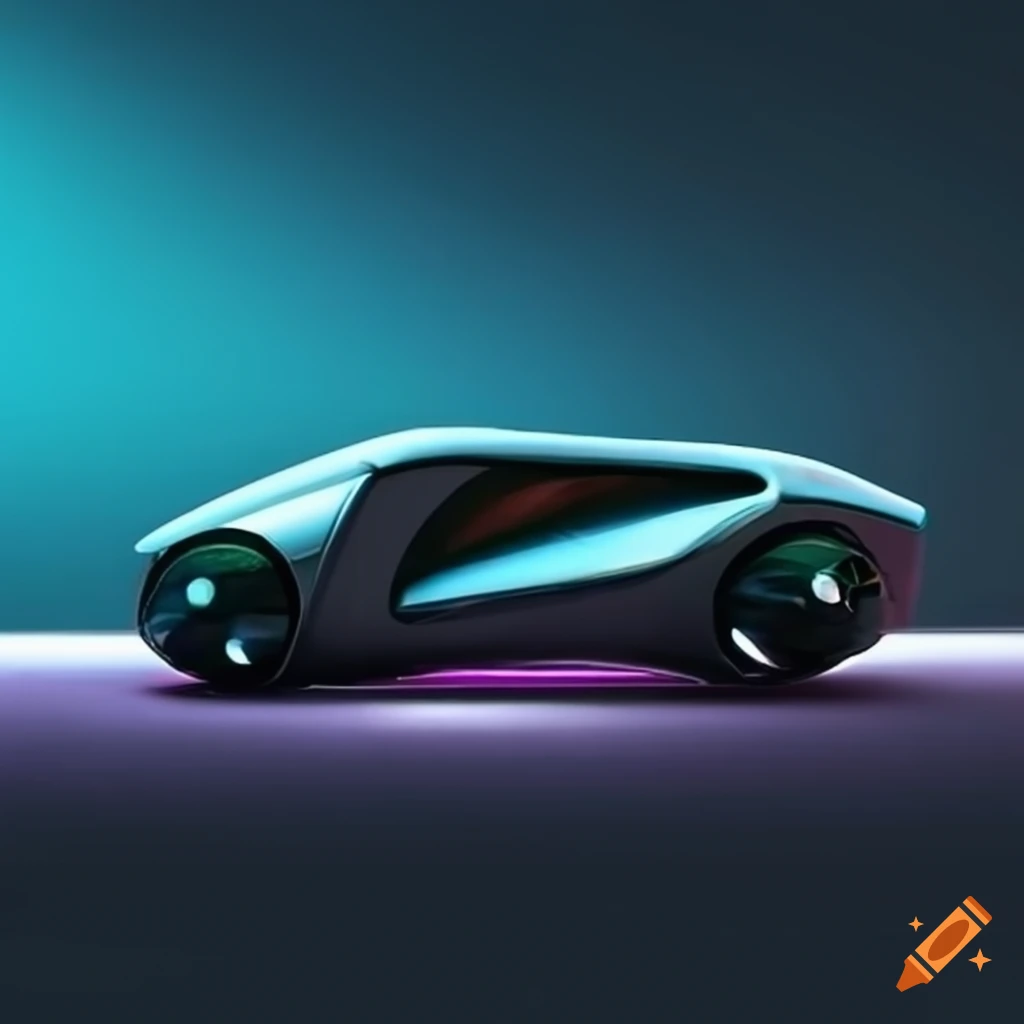 Futuristic car design on Craiyon
