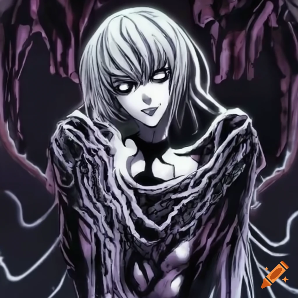 Shinigami female from death note on Craiyon