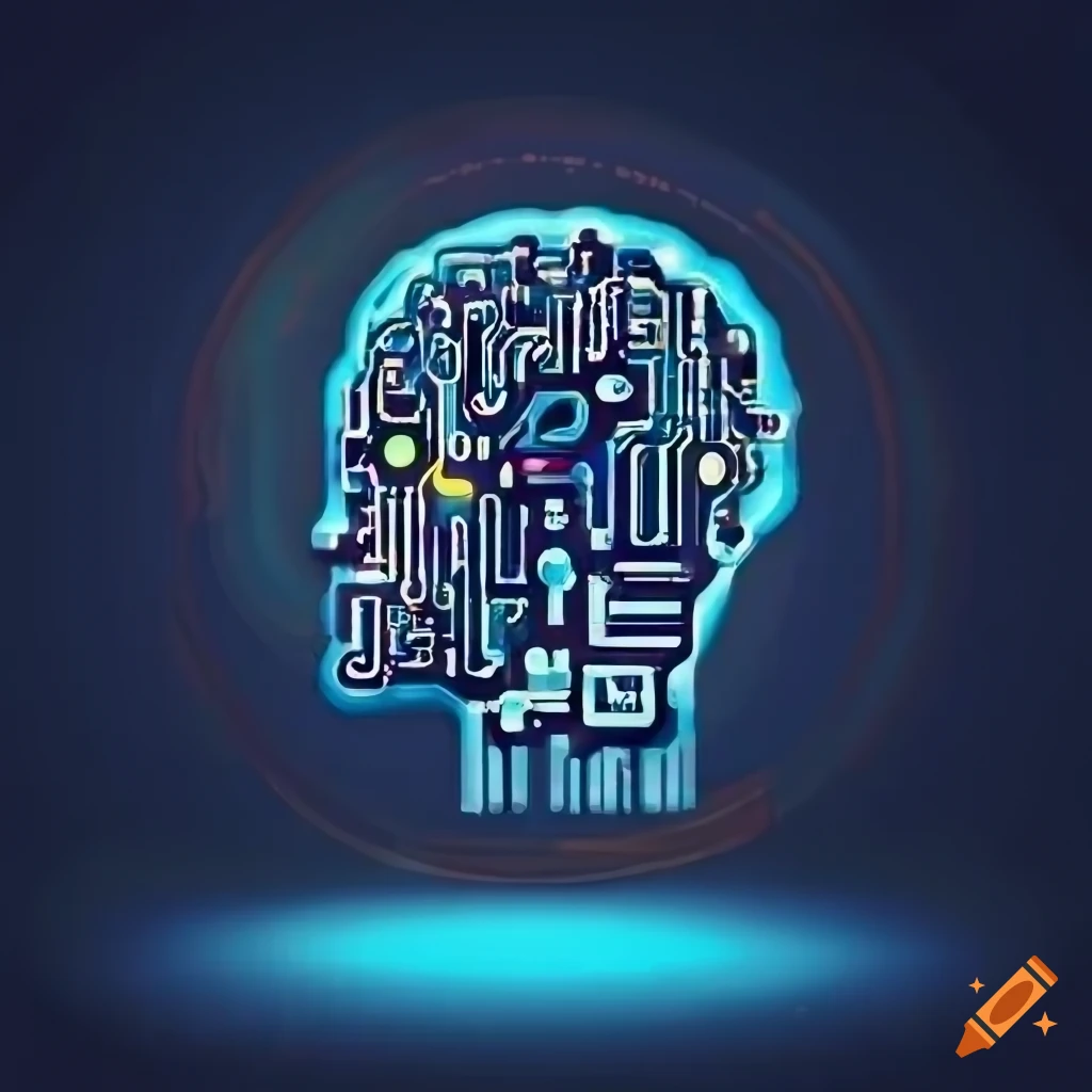 Artificial intelligence poster logo on Craiyon