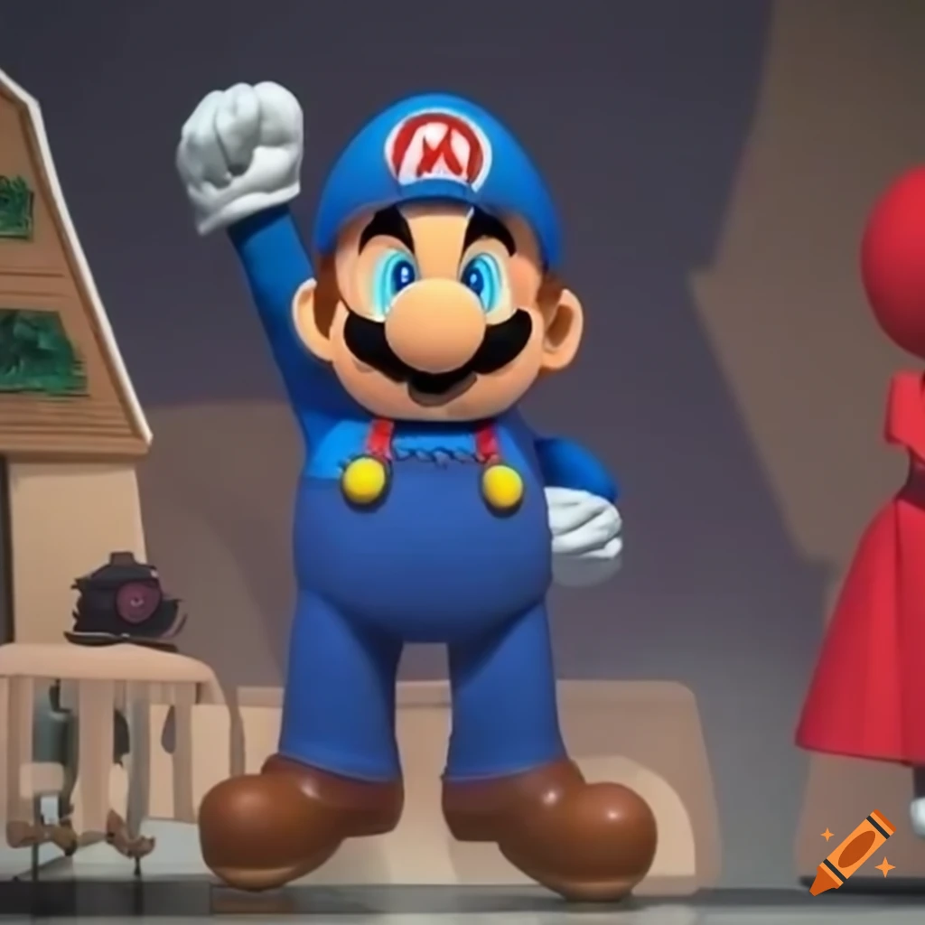Mario character on Craiyon