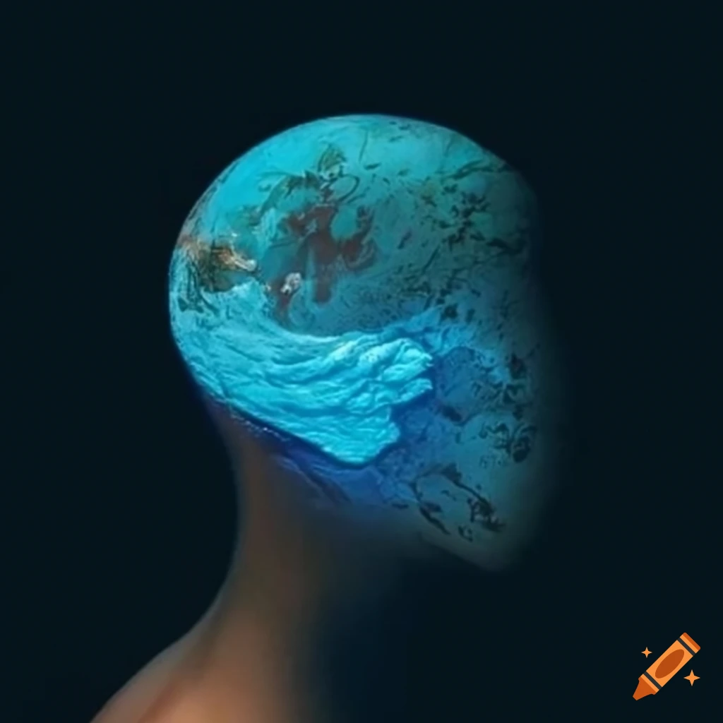 Passage from a sad world to a happy world on Craiyon