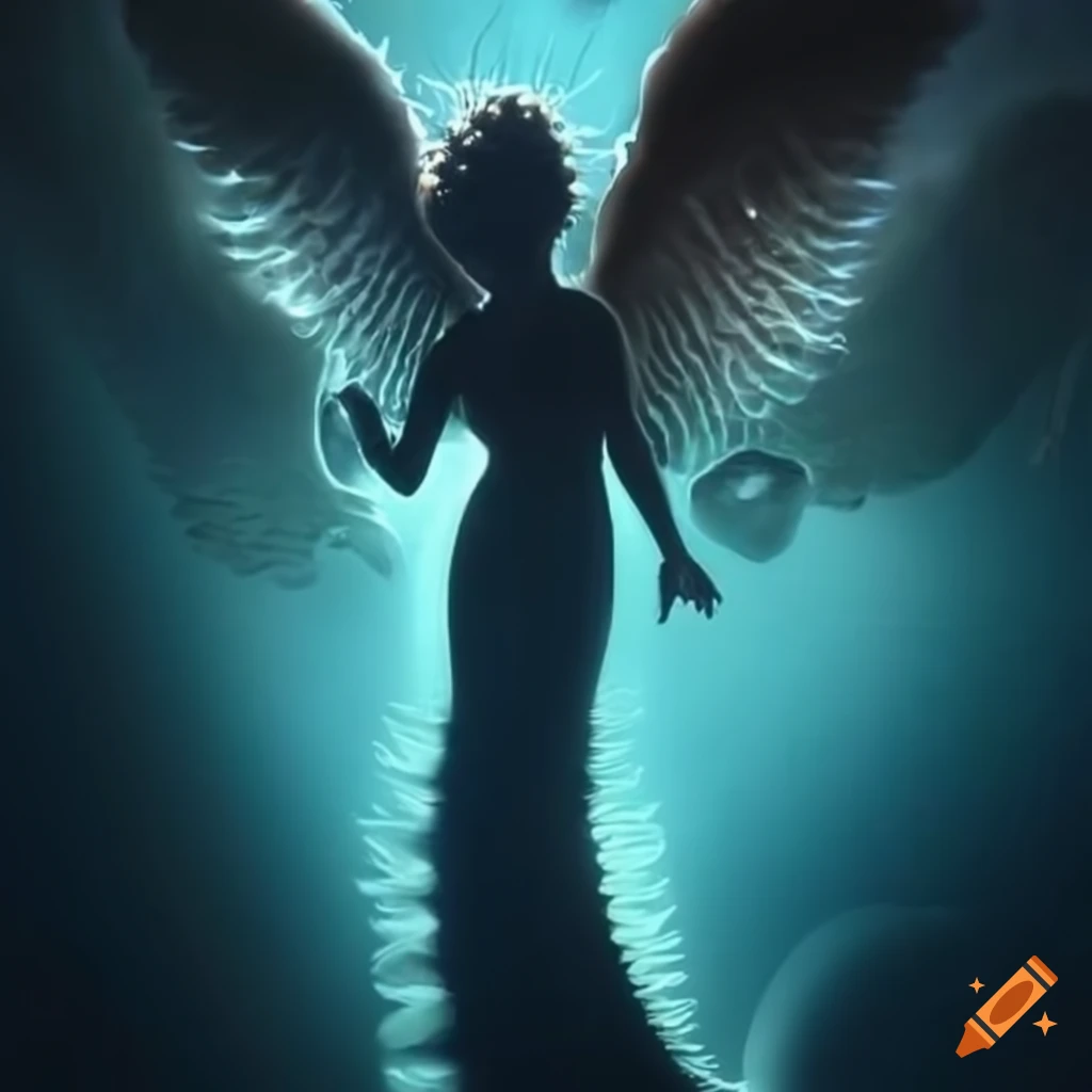 Worm angel on Craiyon