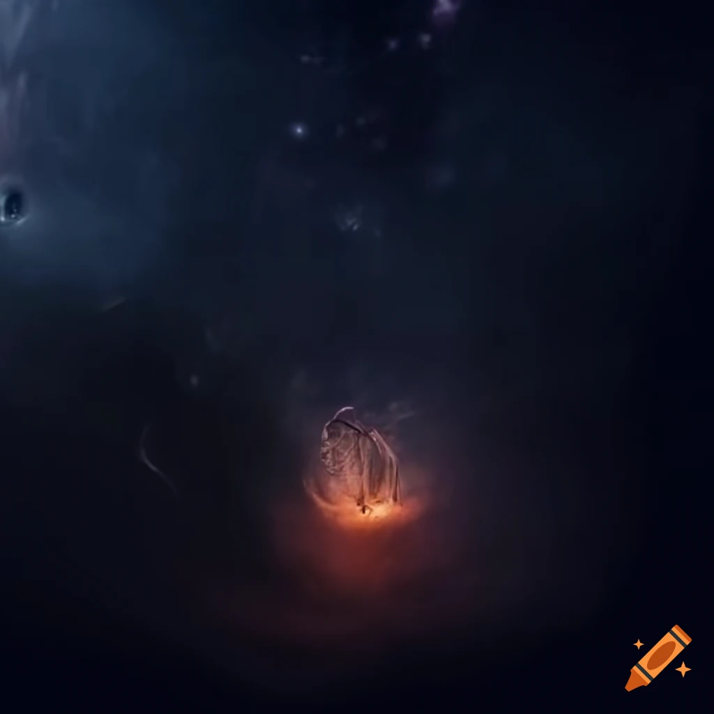 Representation of 'akasha', the first great element in ancient texts ...