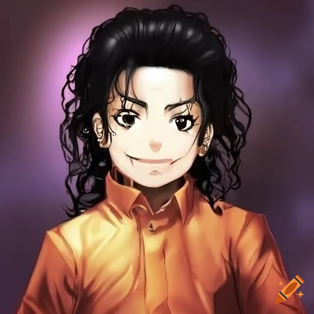 Anime protagonist inspired by michael jackson on Craiyon