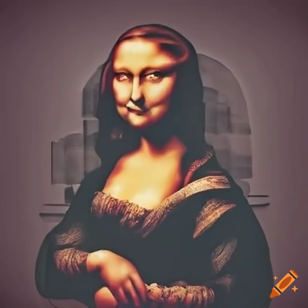 Creative fusion of mcdonald's and mona lisa on Craiyon