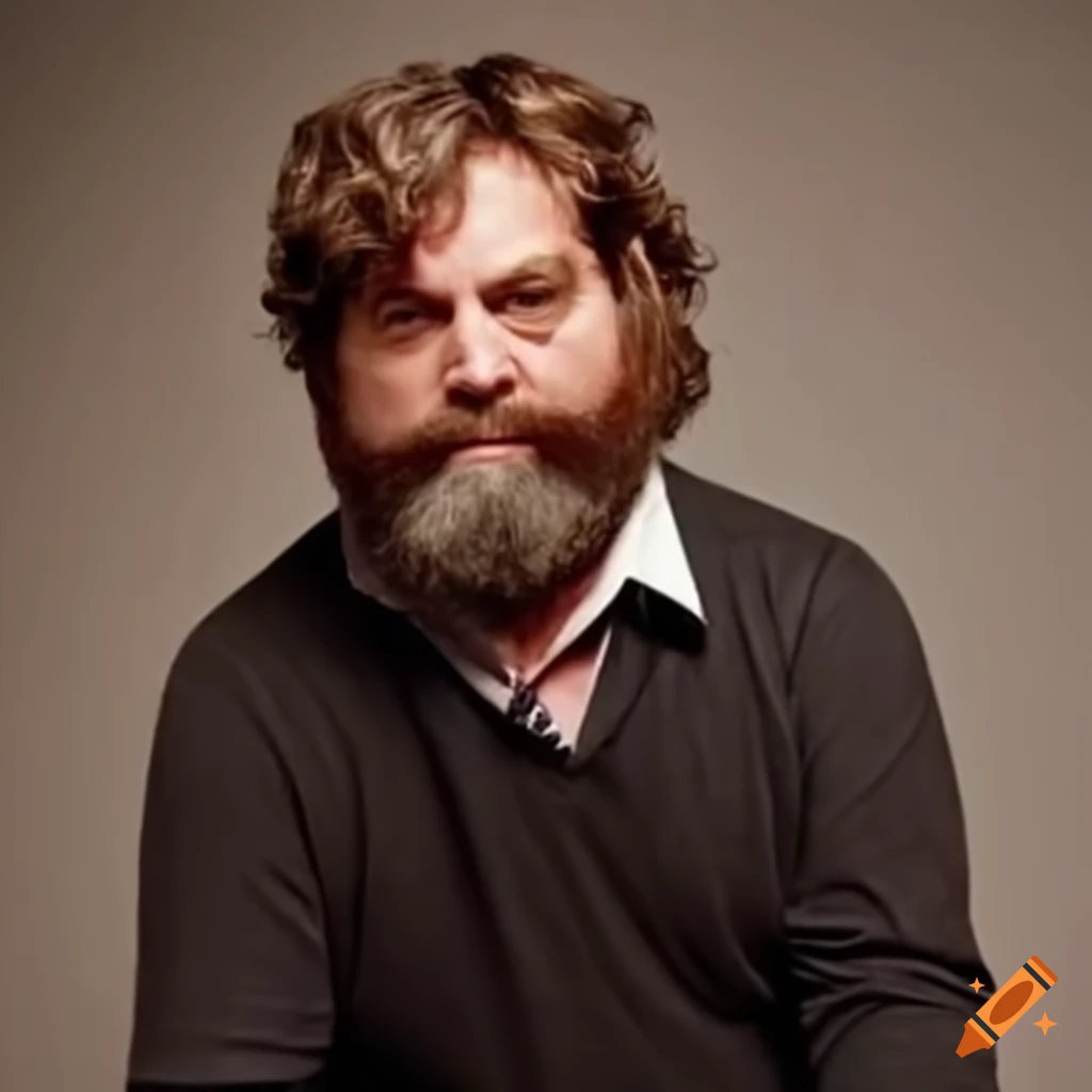 Zach galifianakis on Craiyon