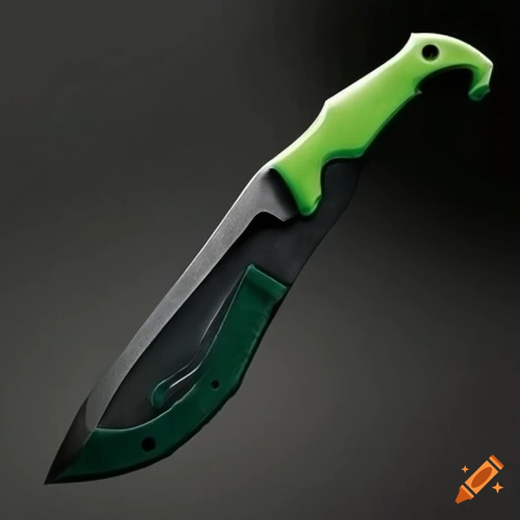 Ego green machete on Craiyon