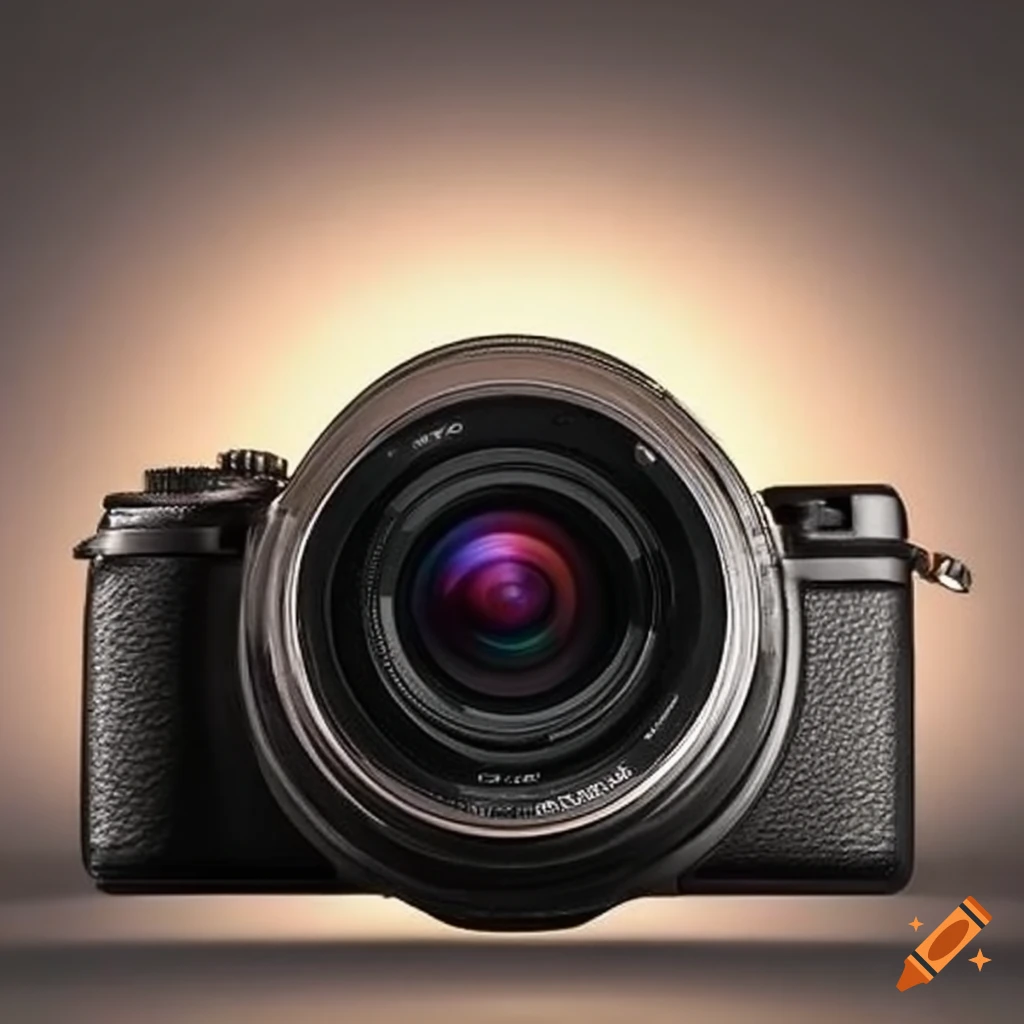 Olympus pen camera emitting light rays on Craiyon