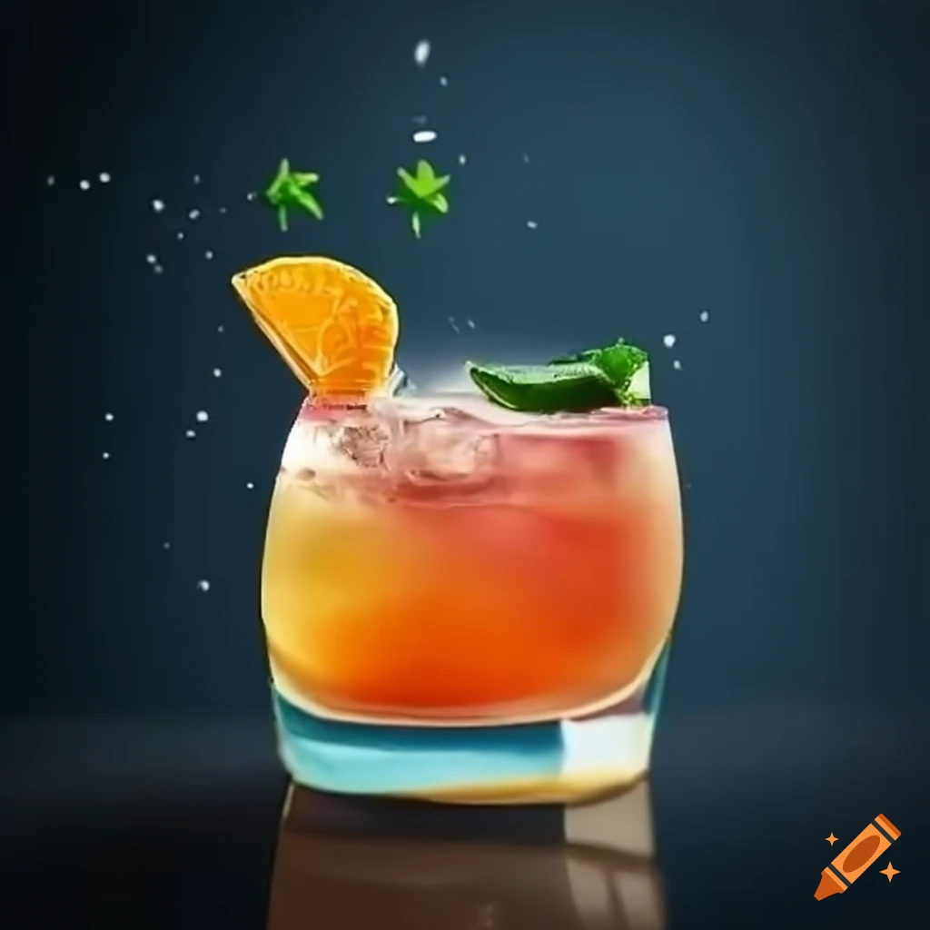 Ai-themed cocktails on Craiyon