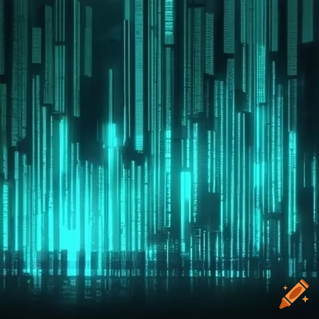 Matrix cloud on Craiyon