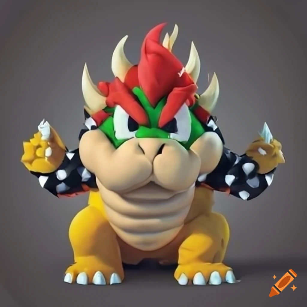 Bowser character on Craiyon