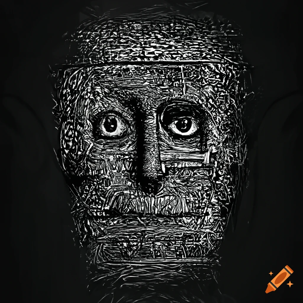 Blocky visual style on Craiyon