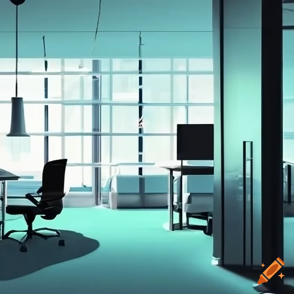 Office environment on Craiyon