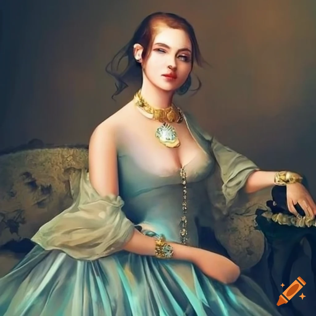 Beautiful lady on Craiyon