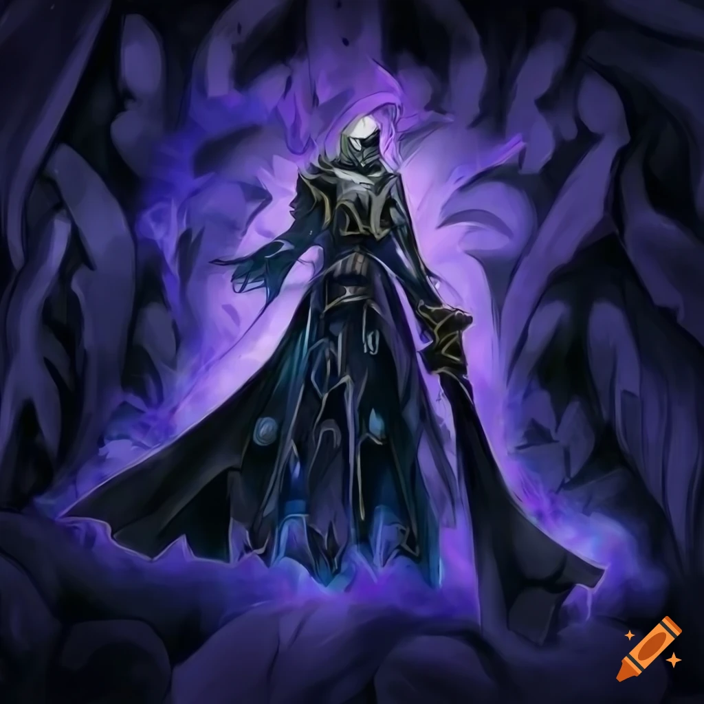 Illustration of The Phantom Knight in haunting attire from Yugioh card ...