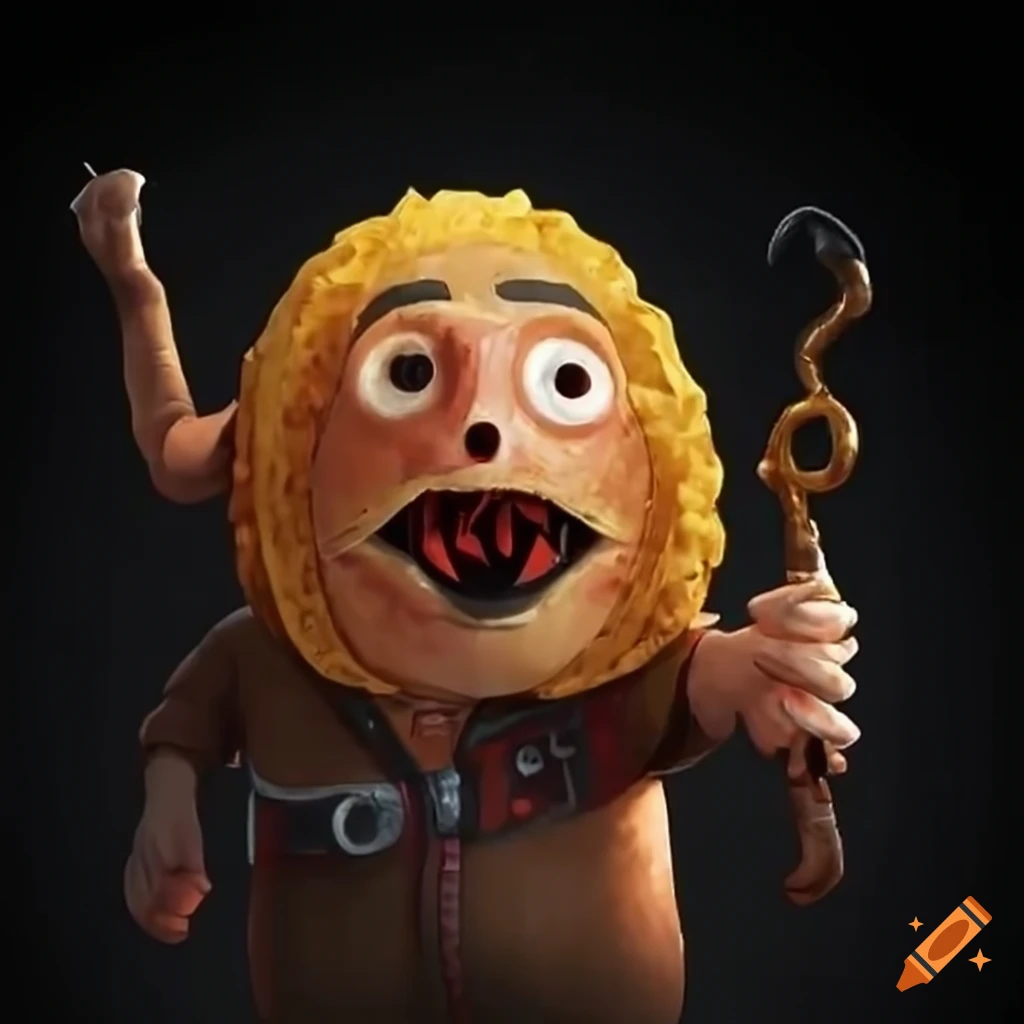 Pirate taco with a hook hand on Craiyon