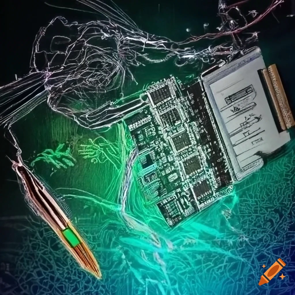 Realtek NIC being destroyed by an Intel network card on Craiyon