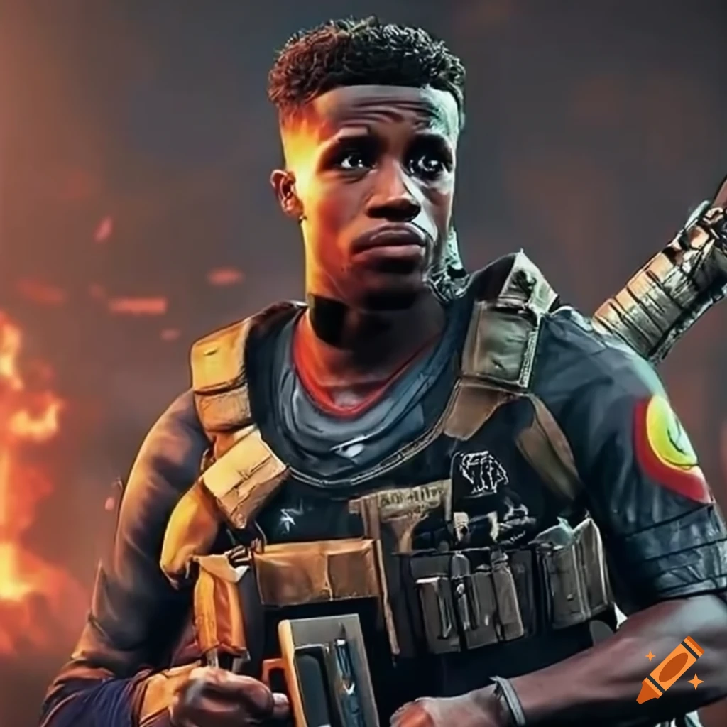 Sacha Boey, Berkan Kutlu, and Wilfried Zaha as Call of Duty characters ...