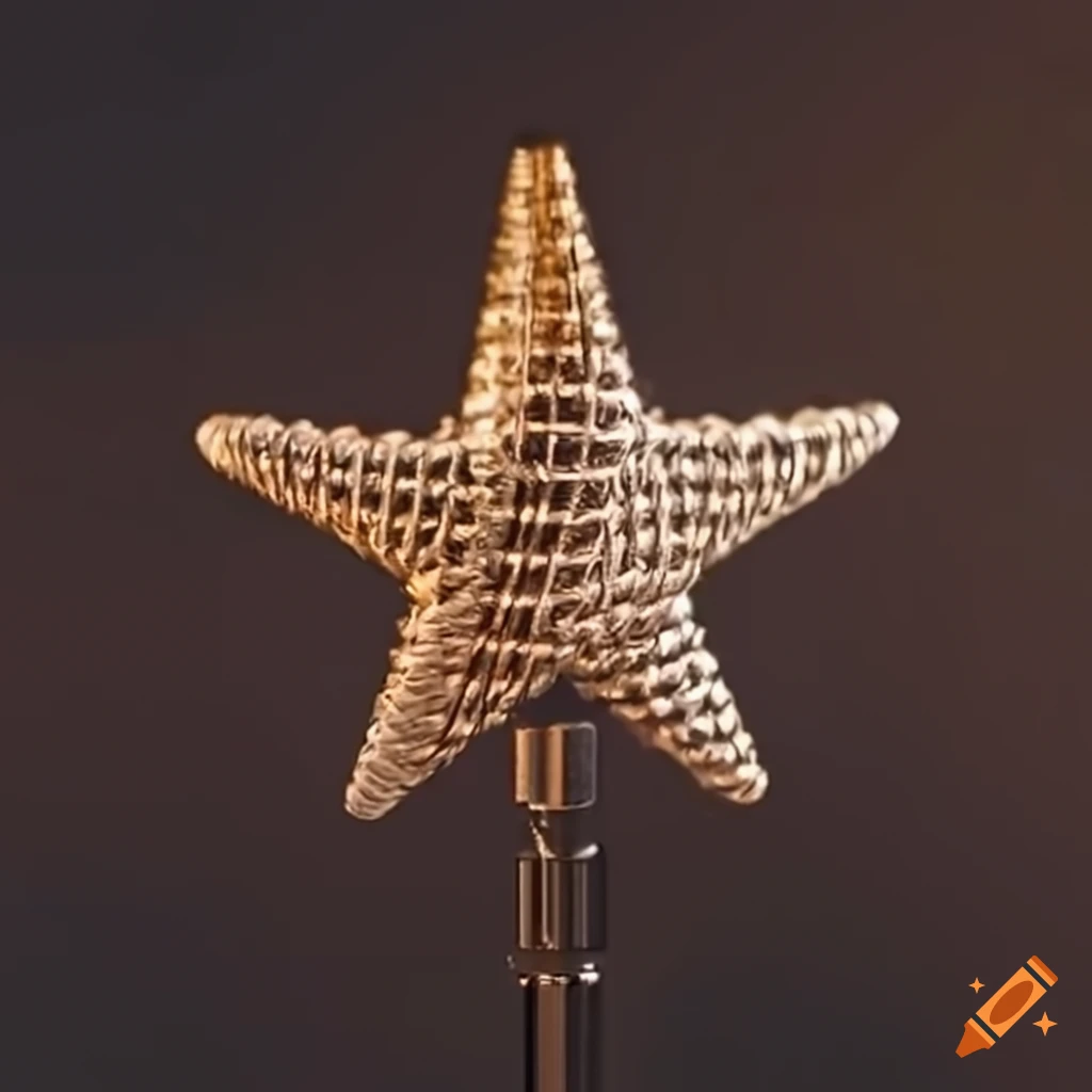 Star-shaped microphone on Craiyon