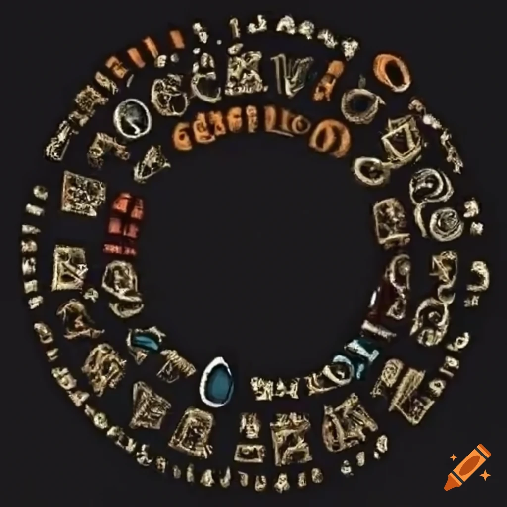 Unknown magical alphabet in a unique font on Craiyon