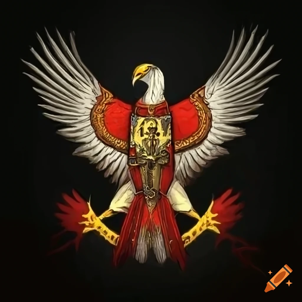 Eagle emblem of the roman legion xlii nihilia on Craiyon