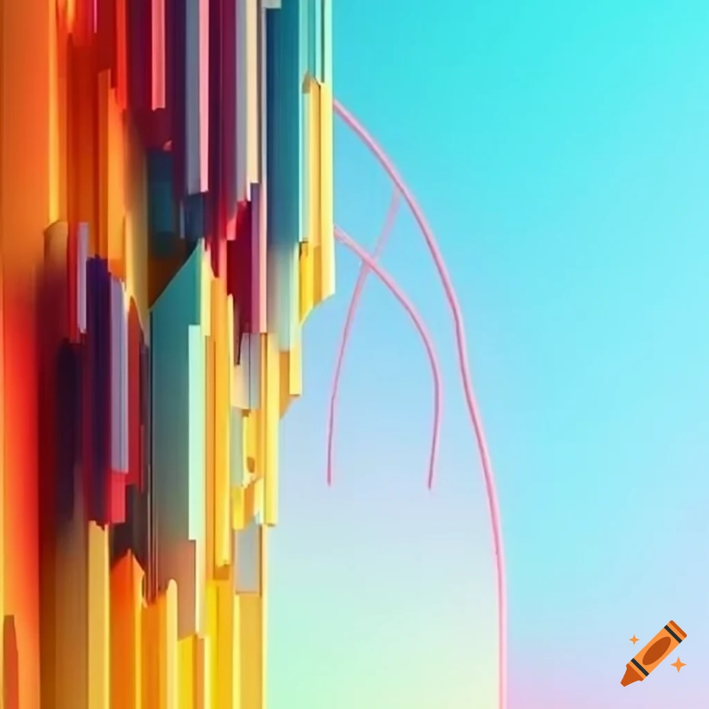 Break free abstract architecture on Craiyon