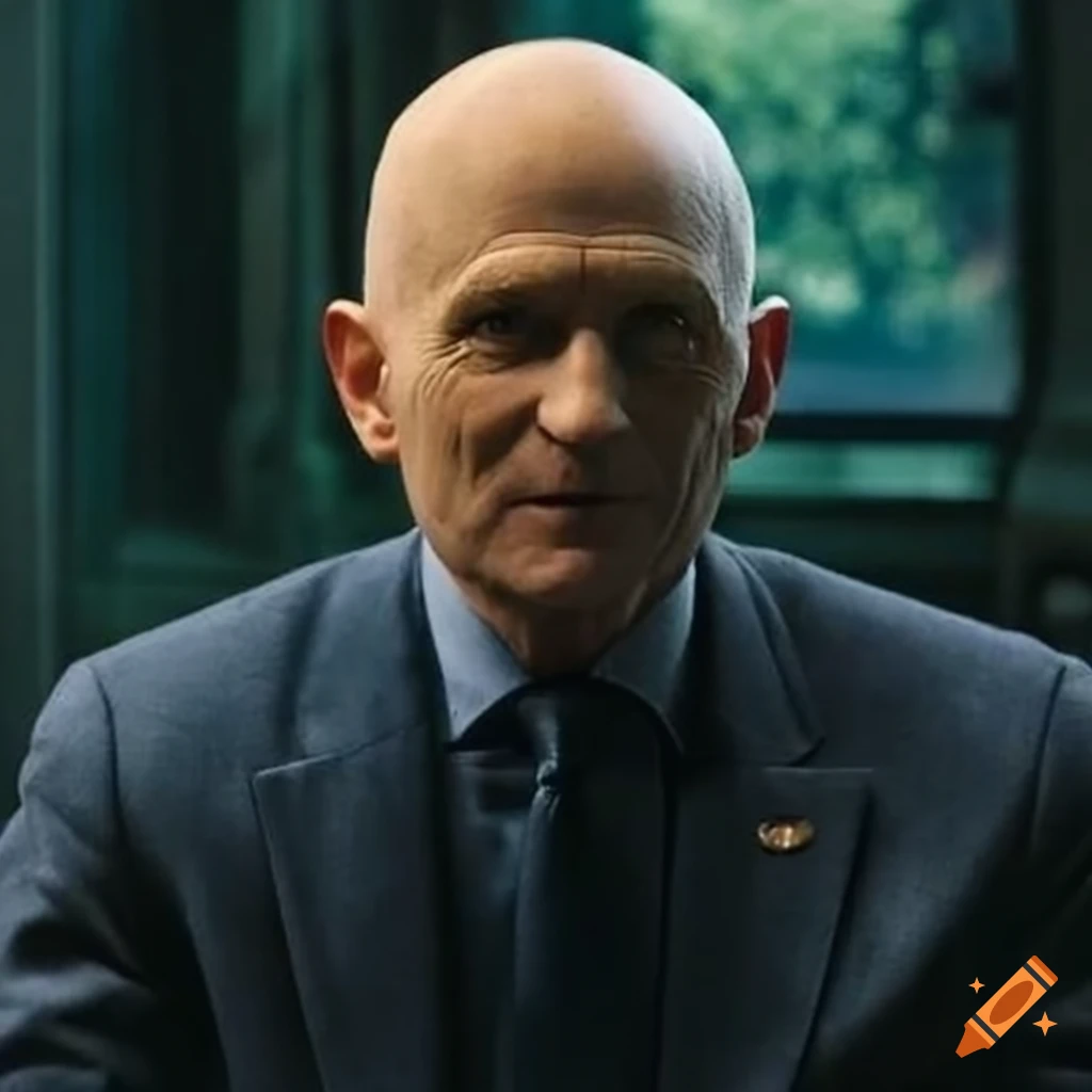 Professor X teaching at Xavier Mansion in a wheelchair on Craiyon