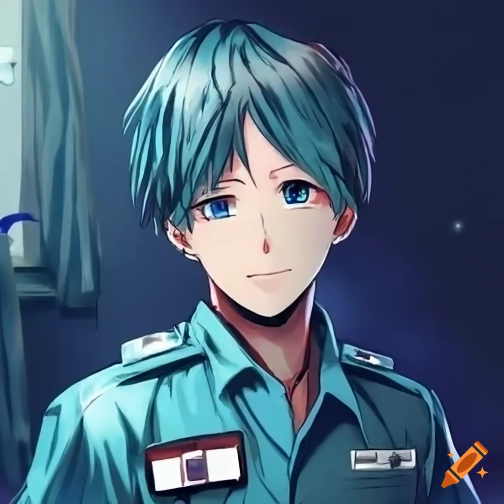 Anime paramedic boy character on Craiyon