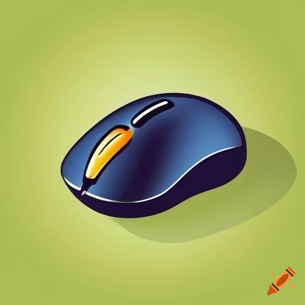 Computer mouse icon on Craiyon