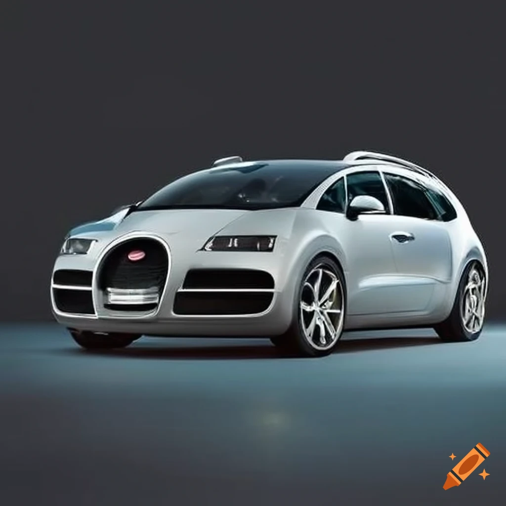 Bugatti veyron and volkswagen sharan fusion concept on Craiyon