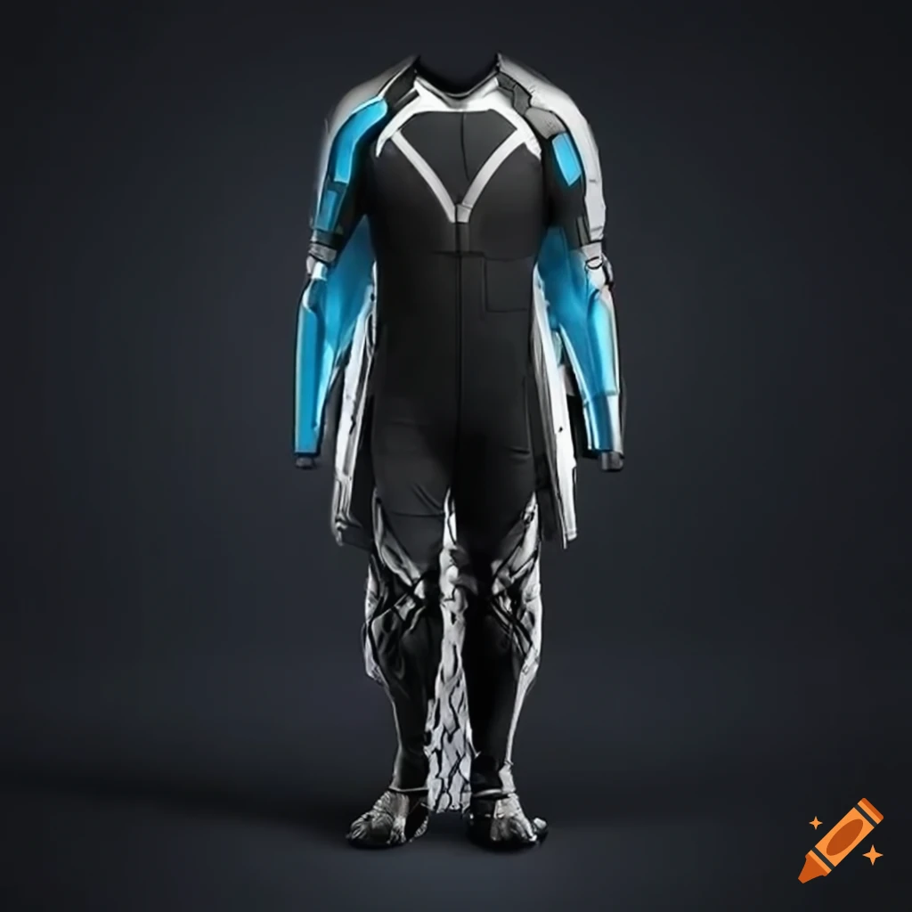 High-tech speedsuit inspired by ninjas and lions with a streamlined ...