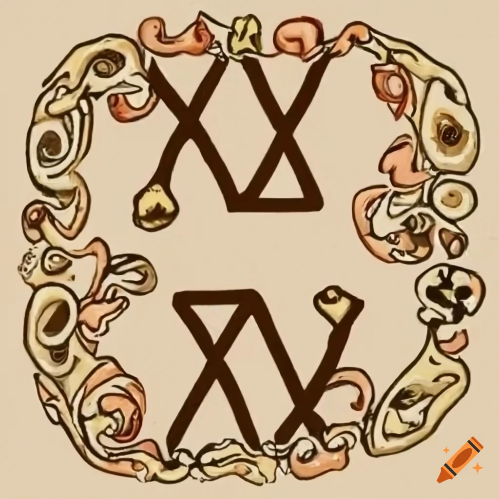 Unknown magical alphabet in a unique font on Craiyon