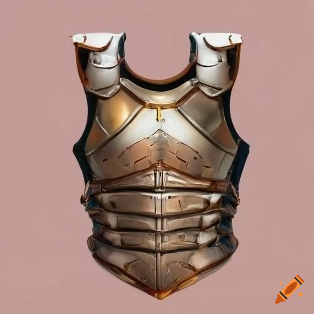 Magic shiny body armor piece on Craiyon