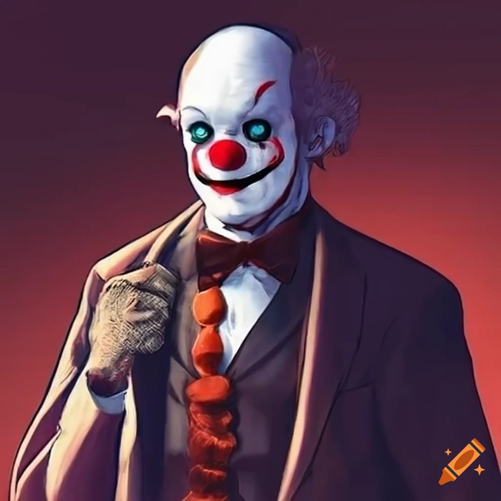 Trigsy the clown, a mysterious and comedic undercover agent in a ...