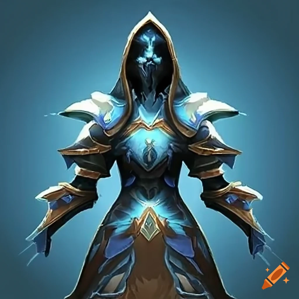 Front view of battle mage armor on Craiyon