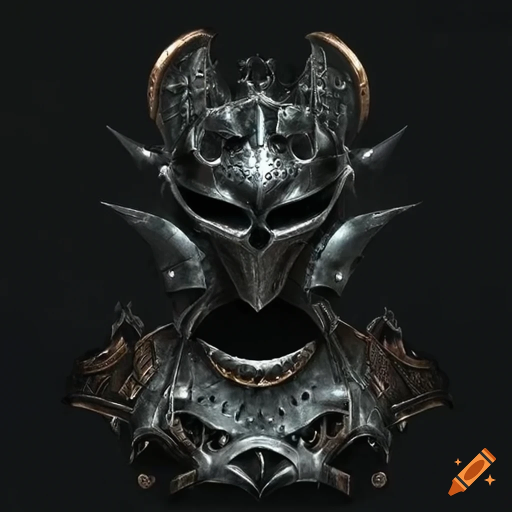 Magic intricate gothic armor front view on Craiyon