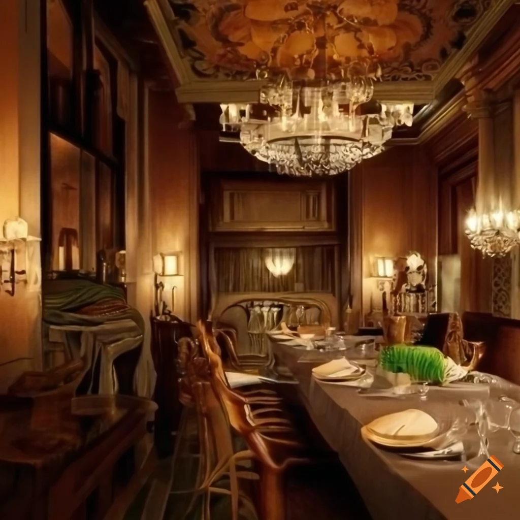 Ordinary dining room interior on Craiyon