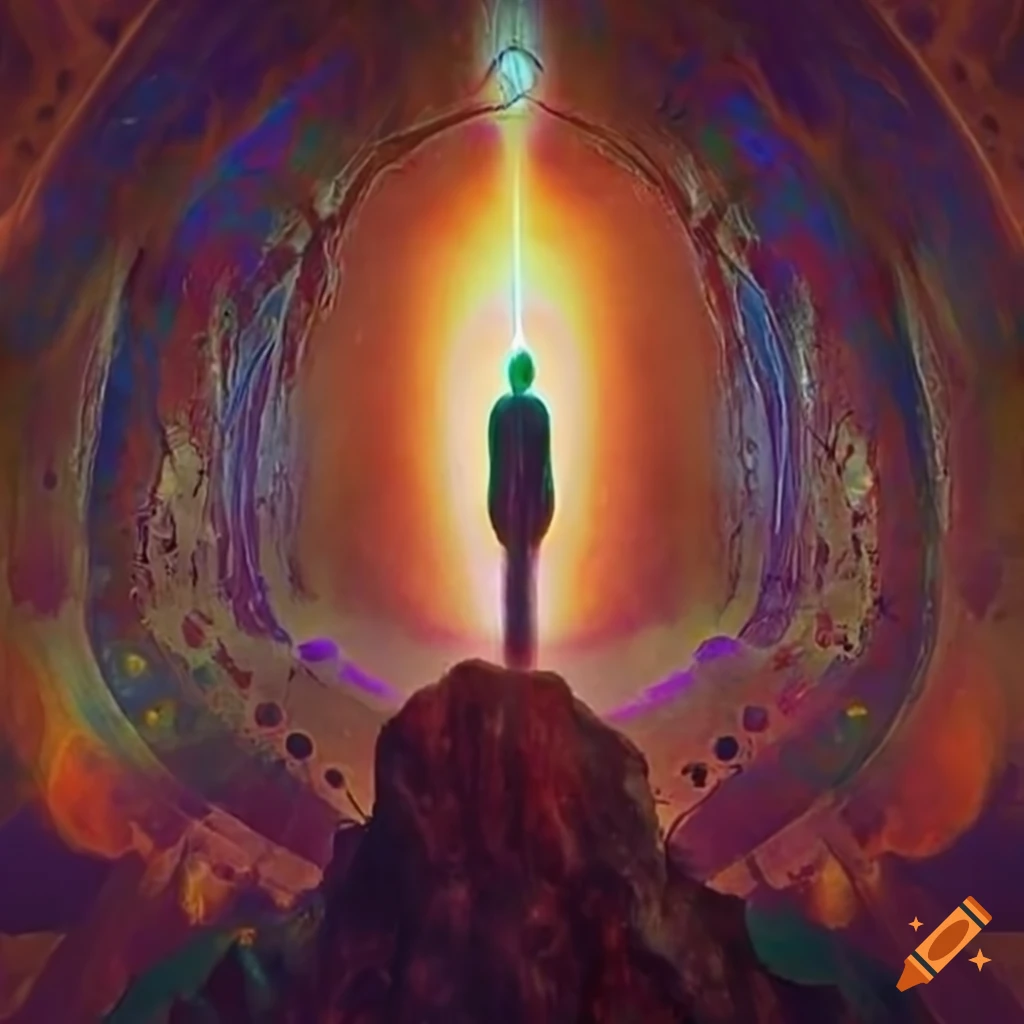 Illustration representing the layers of memories shaping human ...