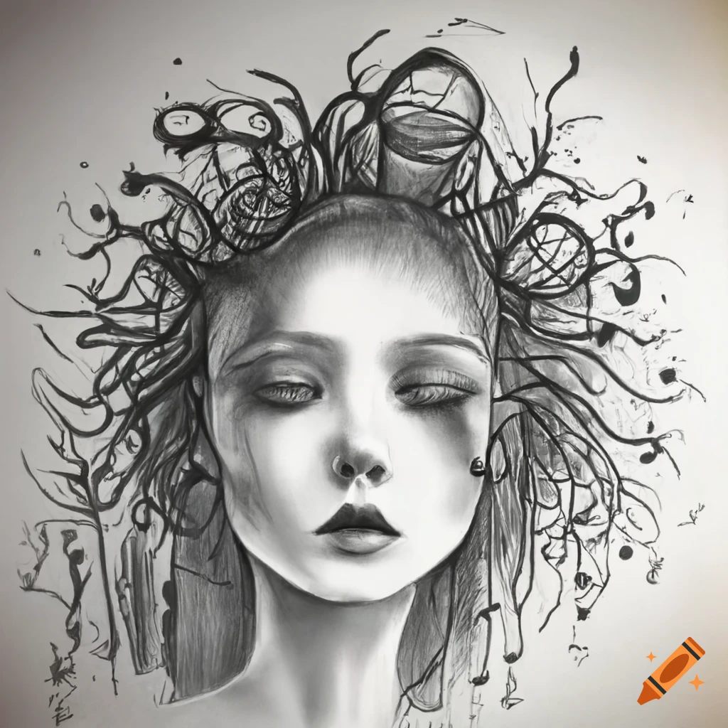 Symbolism drawing on Craiyon