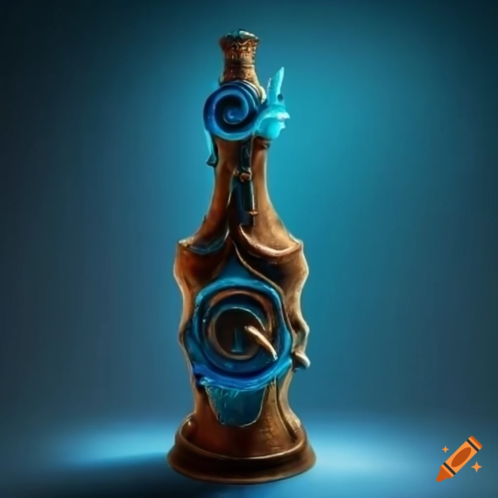 Bronze vigor bottle of neptune's blue aquatic torrent from bioshock ...