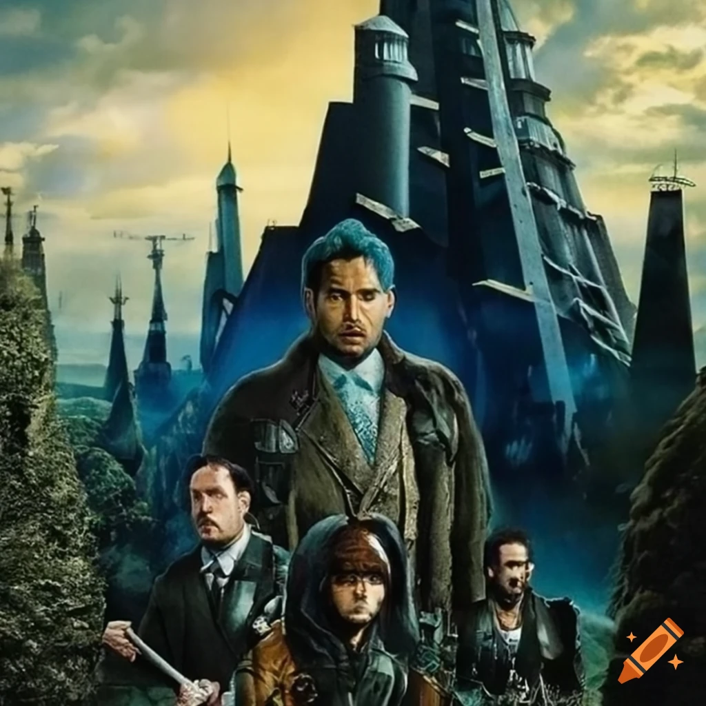 Utopian high fantasy movie poster for At the Mountains of Madness on ...