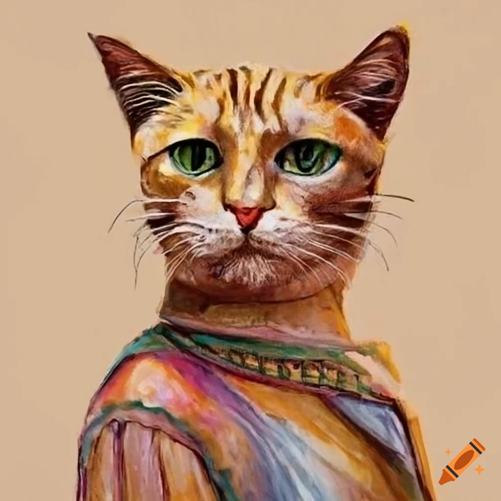 Ancient roman cat on Craiyon