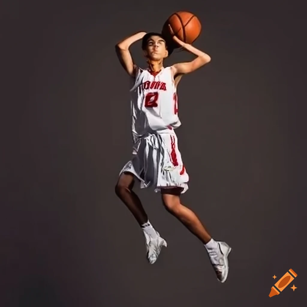 Filipino basketball player student athlete in action on Craiyon