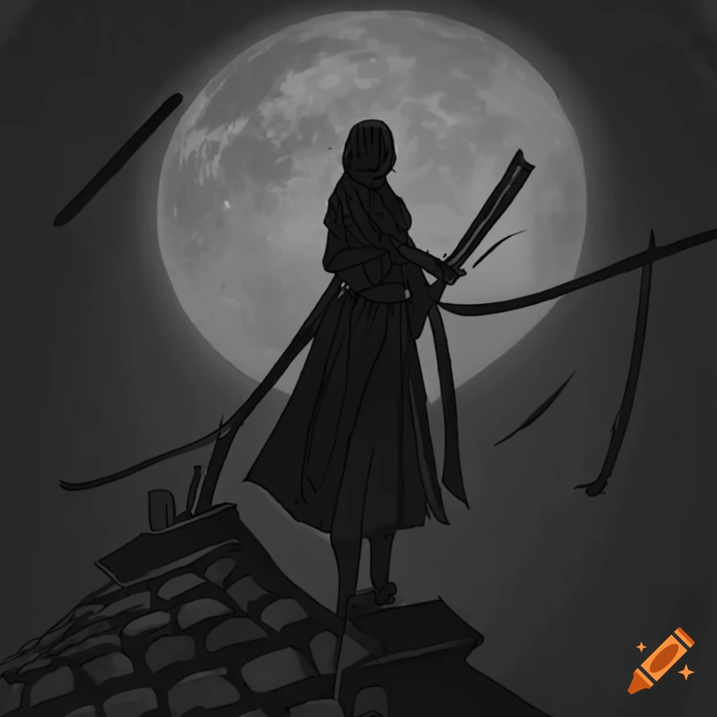 Gabi-hi: the exiled ninja - banished from shadows - a lone figure ...