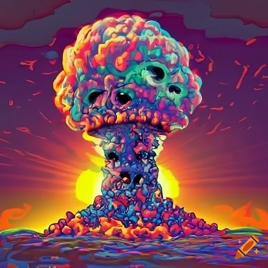 Nuclear Explosion Digital Art Nuclear Blast Art