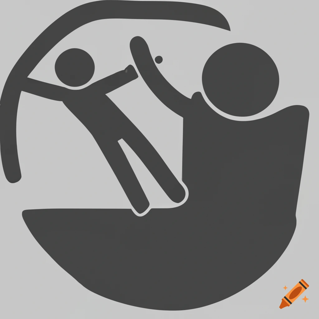 Pictogram action on Craiyon