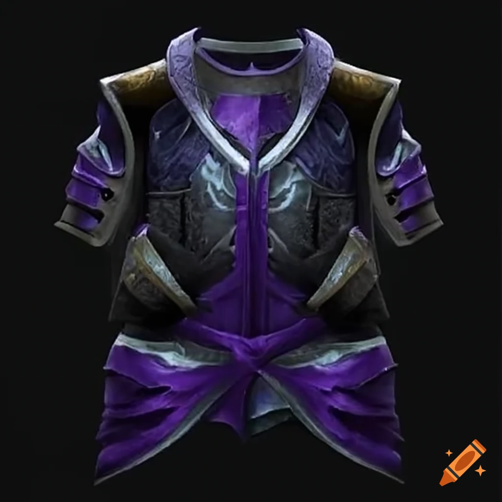 Wizard in magic armor seen from the front on Craiyon